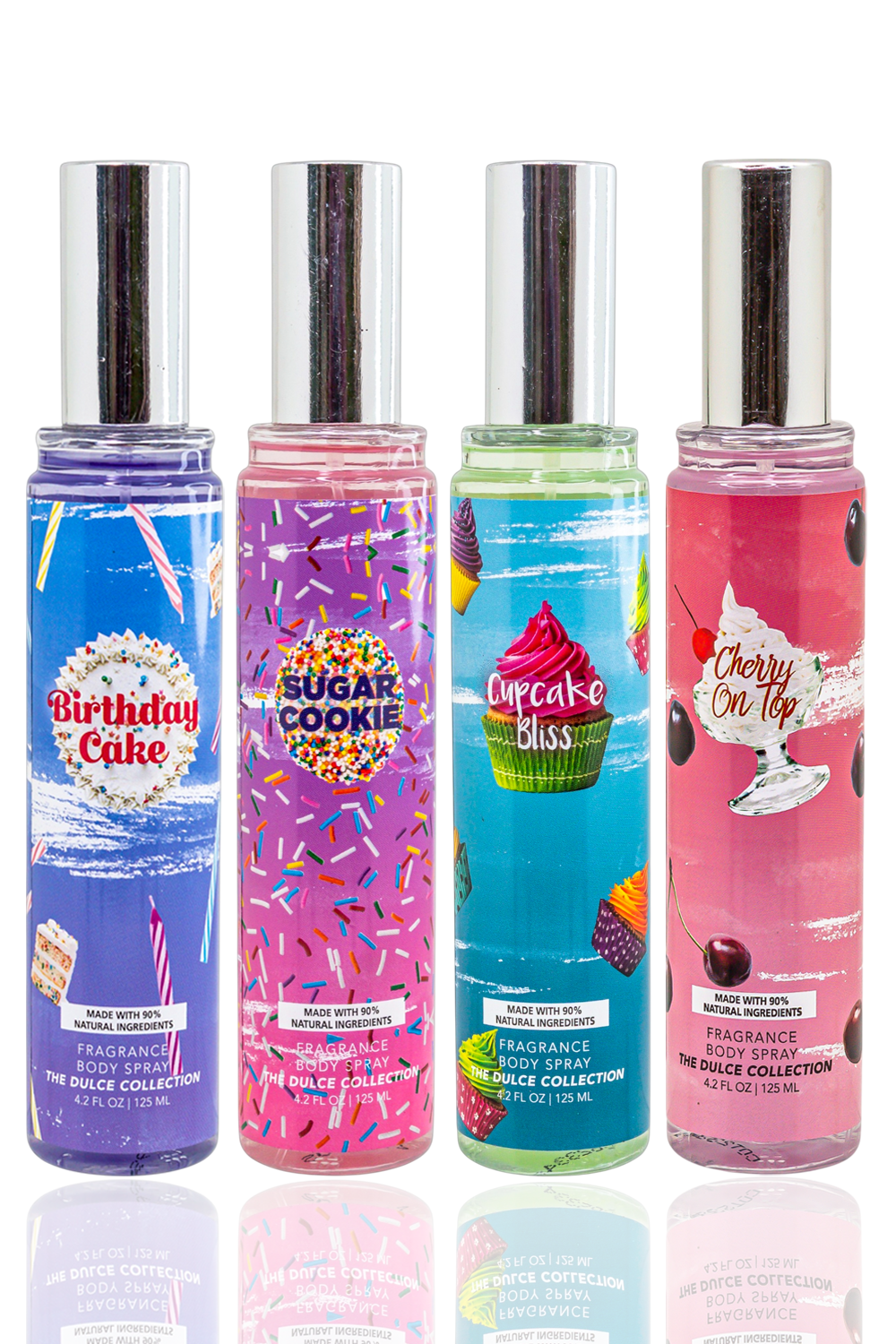 Dulce Sprinkles 4-Piece Body Mist Sampler Set – So French Perfumes